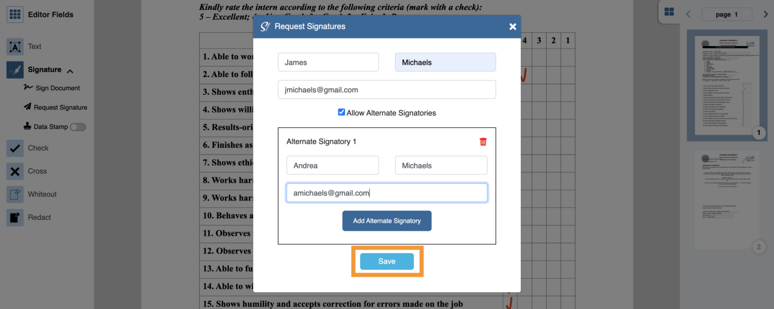 How to Collect Electronic Signatures - SignedTrue.com